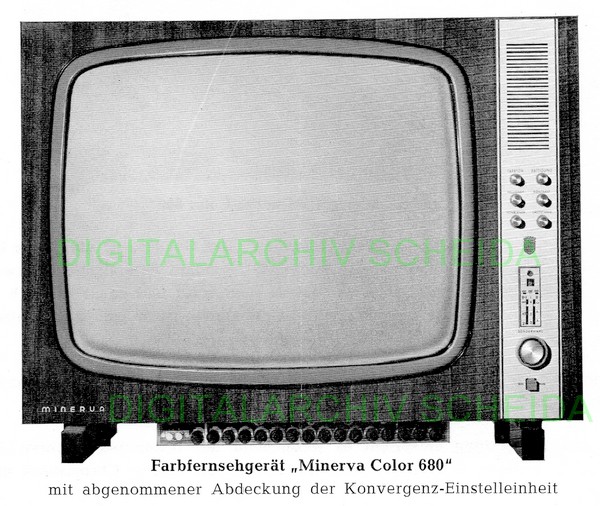 Minerva Color 680 - Ein Farbfernsehempfänger aus Österreich